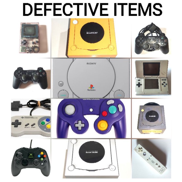 Defective playstation gaming items console controller mga Sirang Gaming ...