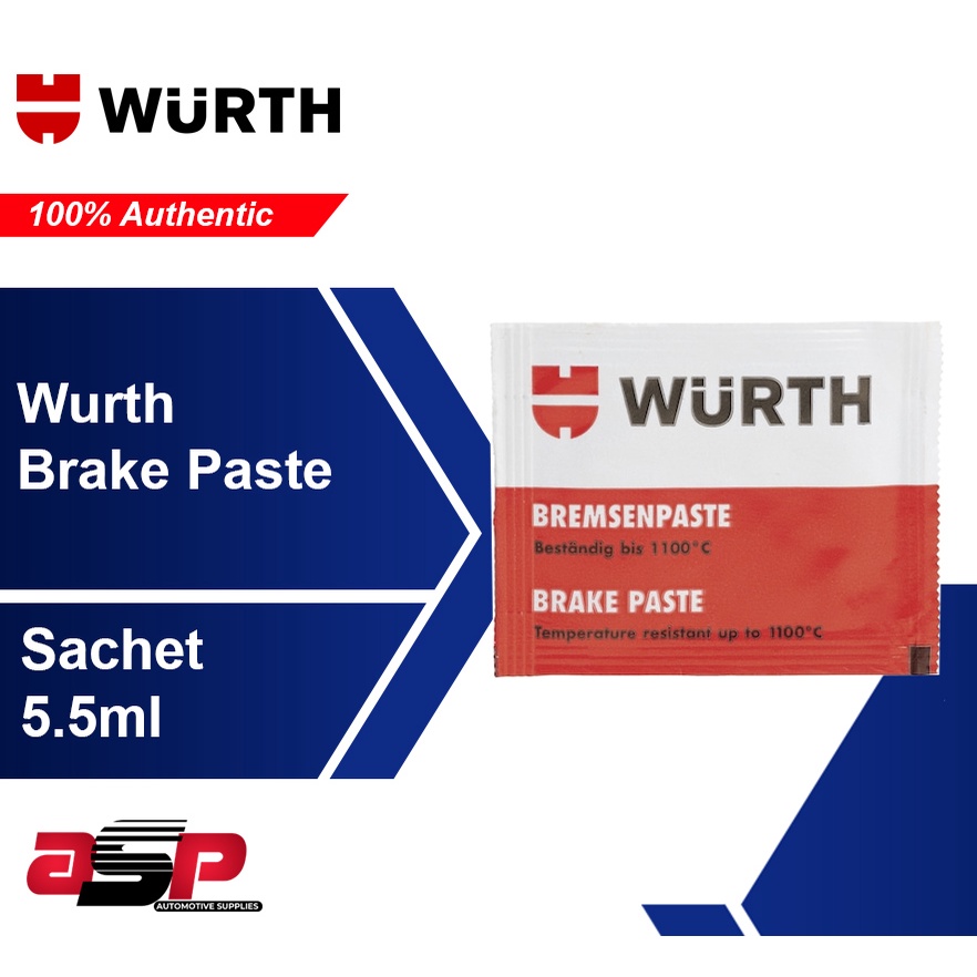 Wurth Brake Paste 5.5ml Sachet | Shopee Philippines