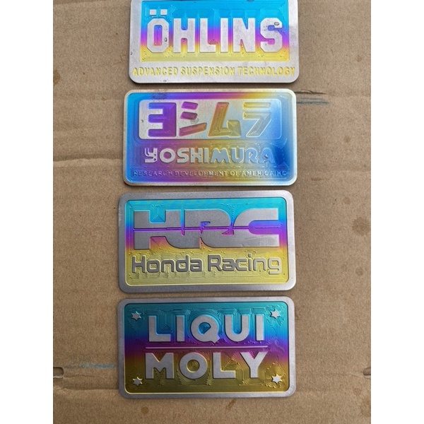 Titanium sticker for Ab/vario car coolant tank | Shopee Philippines