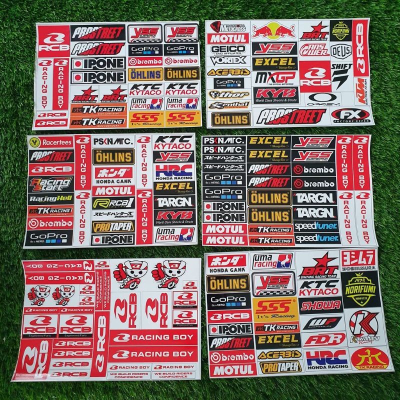 Motorcycle Stickers, Motorcycle Stickers, Racing Stickers, Viral ...