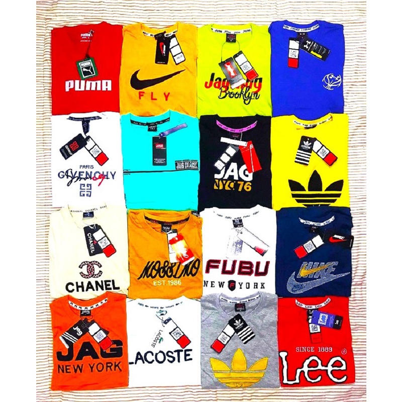 Men 10pcs Assorted Mall Pull Out / Overruns T-Shirt SAMPLE Assorted ...