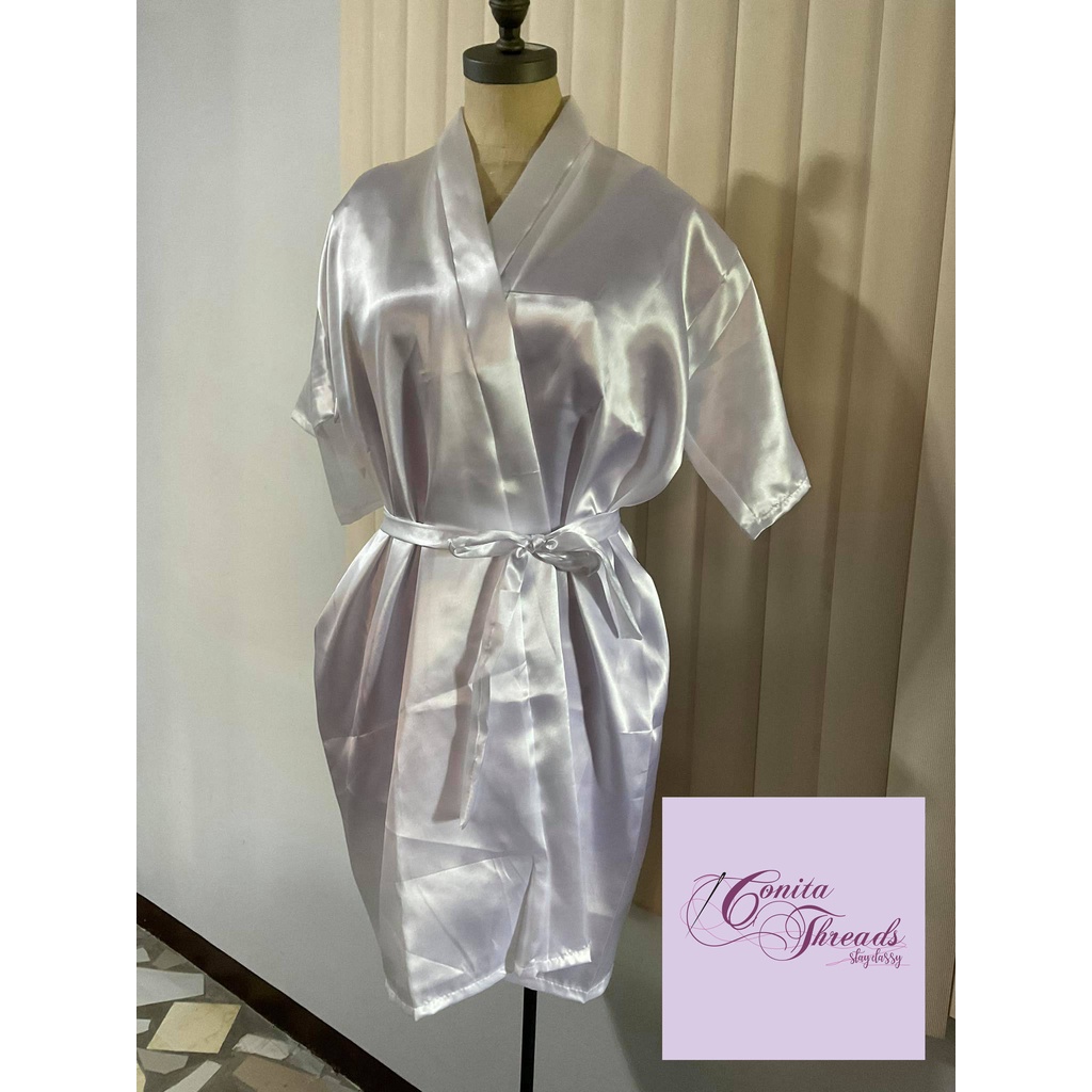 SILK ROBE FOR WEDDING ENTOURAGE | Shopee Philippines