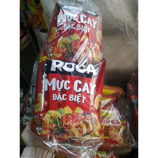 Combo of 10 bags of Poca special spicy squid snacks, 35g pack | Shopee ...