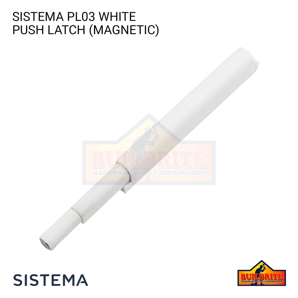 SISTEMA PL03.WHITE 1pc 120 mm White Pom Magnetic Push Latch for Cabinet ...