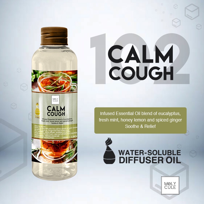 MOLYCULE Calm Cough Water Soluble Essential Oil Fragrance Humidifier ...