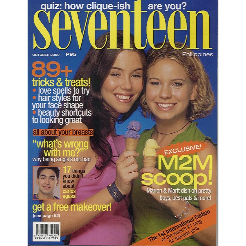 Seventeen Magazine October 2000 M2M | Shopee Philippines