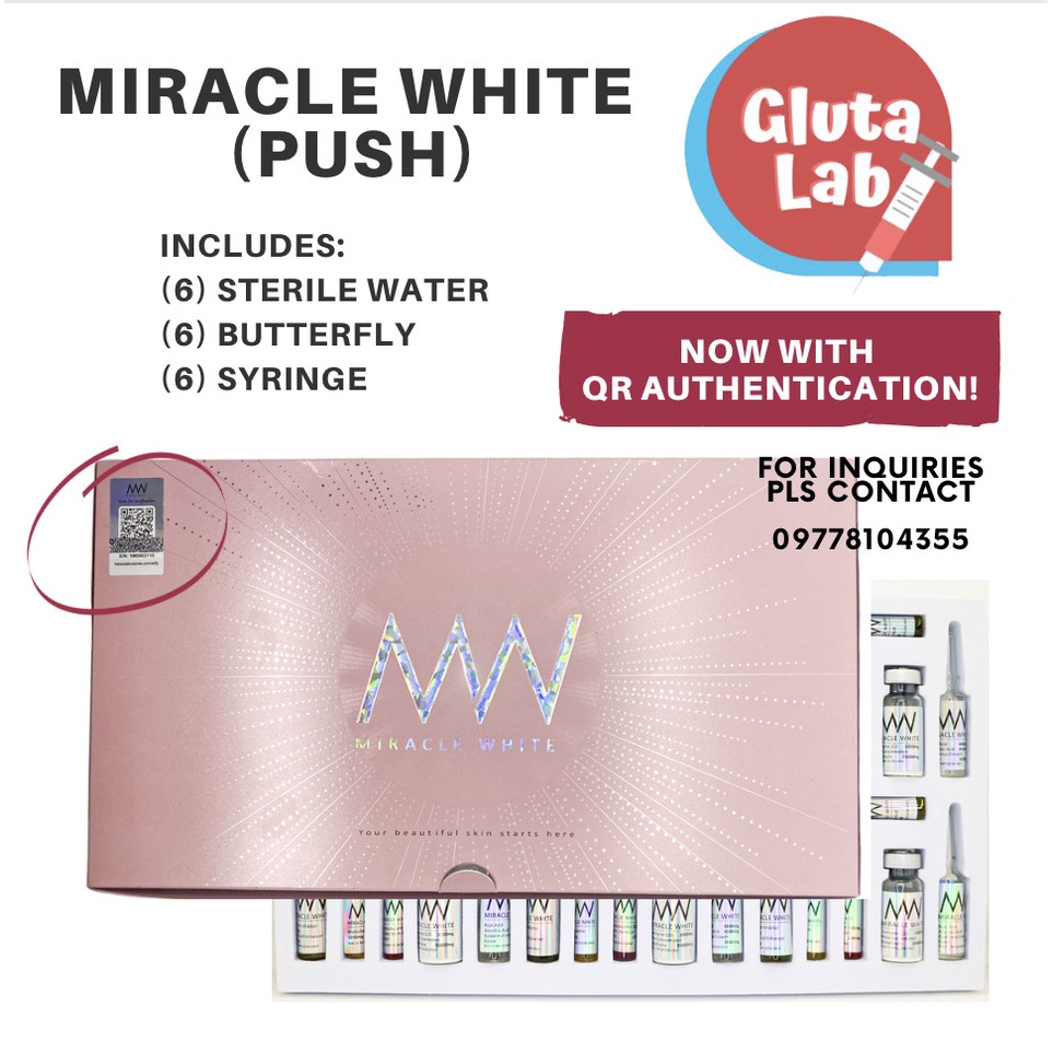 GLUTA LAB V2 MIRACLE WHITE (CHECK VARIATION FOR INCLUSIONS) | Shopee ...