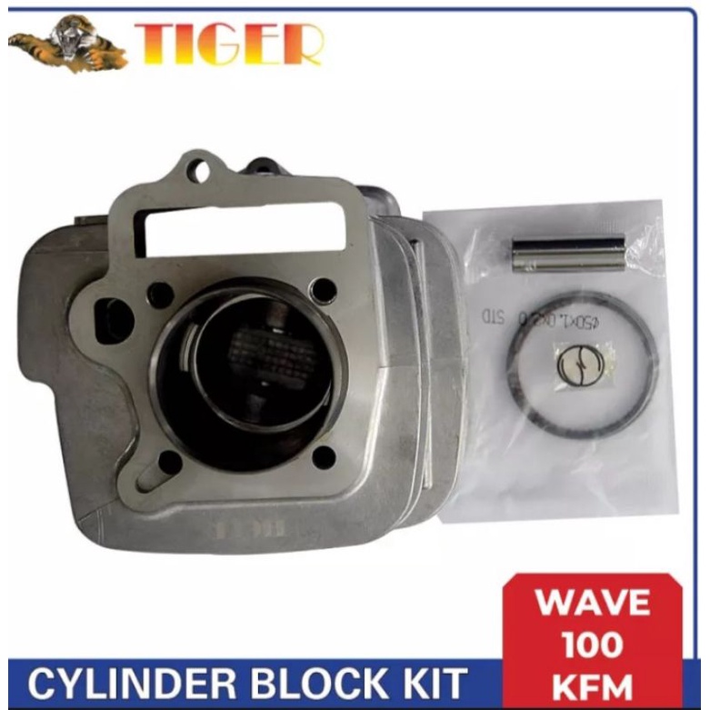 wave 100 cylinder block kit tiger | Shopee Philippines