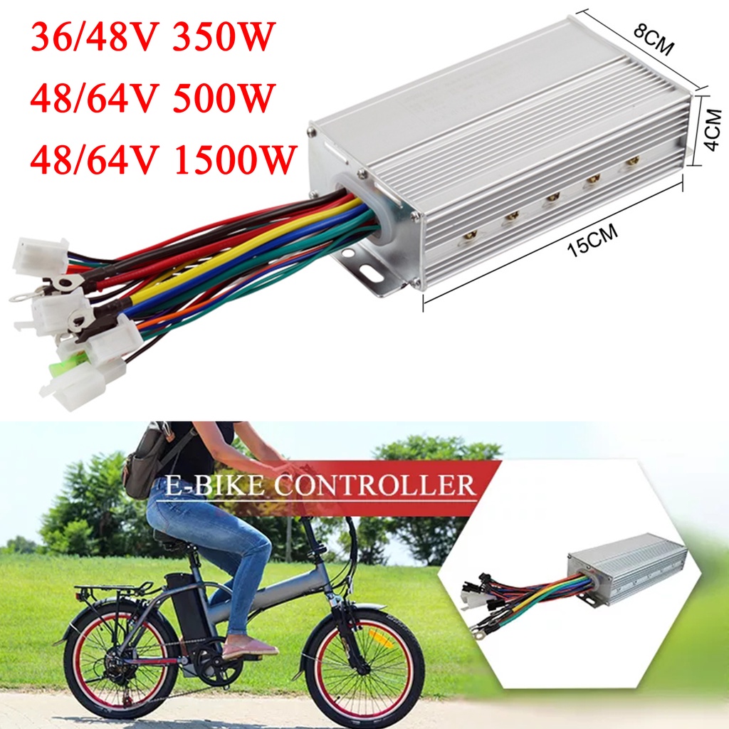 Ebike Brushless Motor Controller 36V 48V 64V Electric Bike Tricycle ...