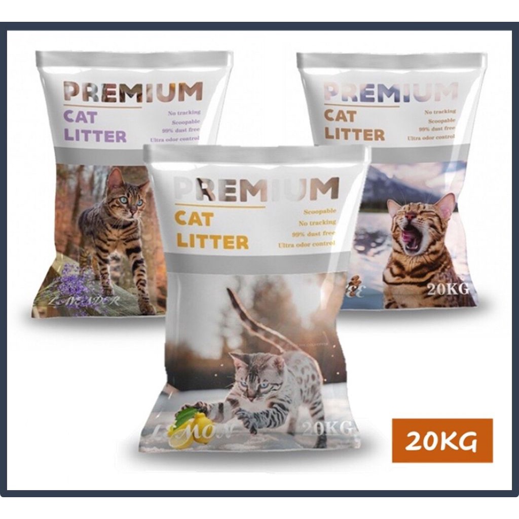 【New product】Premium Cat Litter Sand 20kg | Shopee Philippines