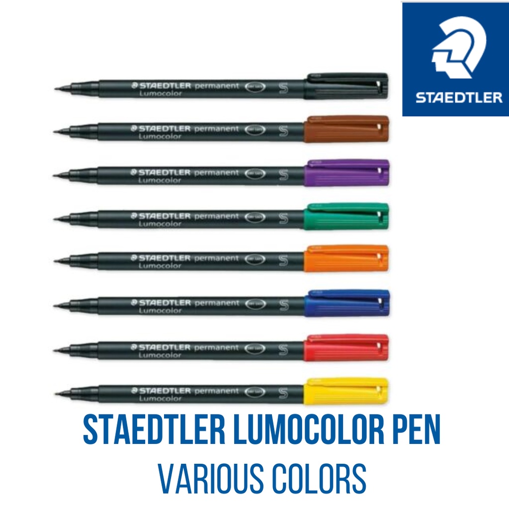 Staedtler Lumocolor Permanent Pen 318 Various Colors | Shopee Philippines