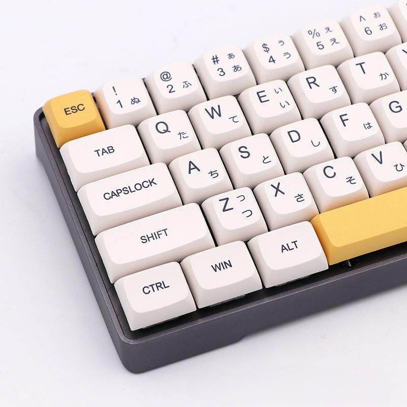 140Pcs/Set Mechanical Keyboard Keycaps Universal Ergonomic Backlit Key ...