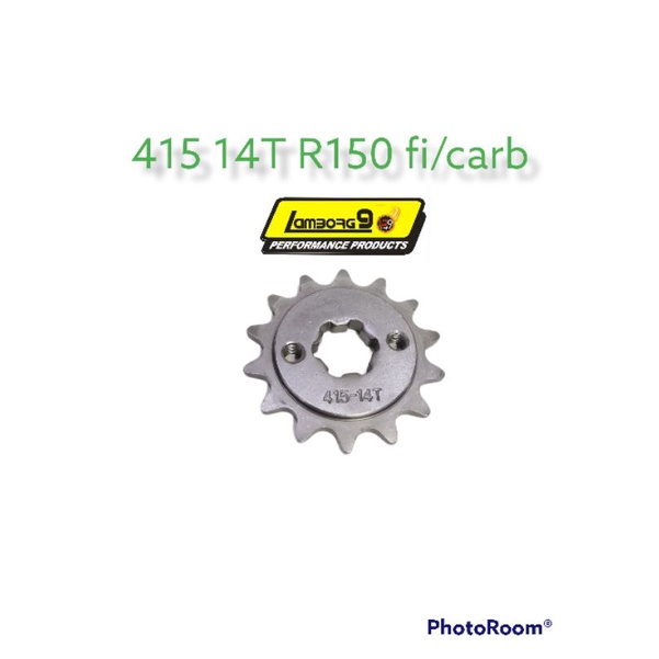 Engine sprocket 415 - 14T for r150 fi/carb/w125/xrm110/xrm125/rs150 ...