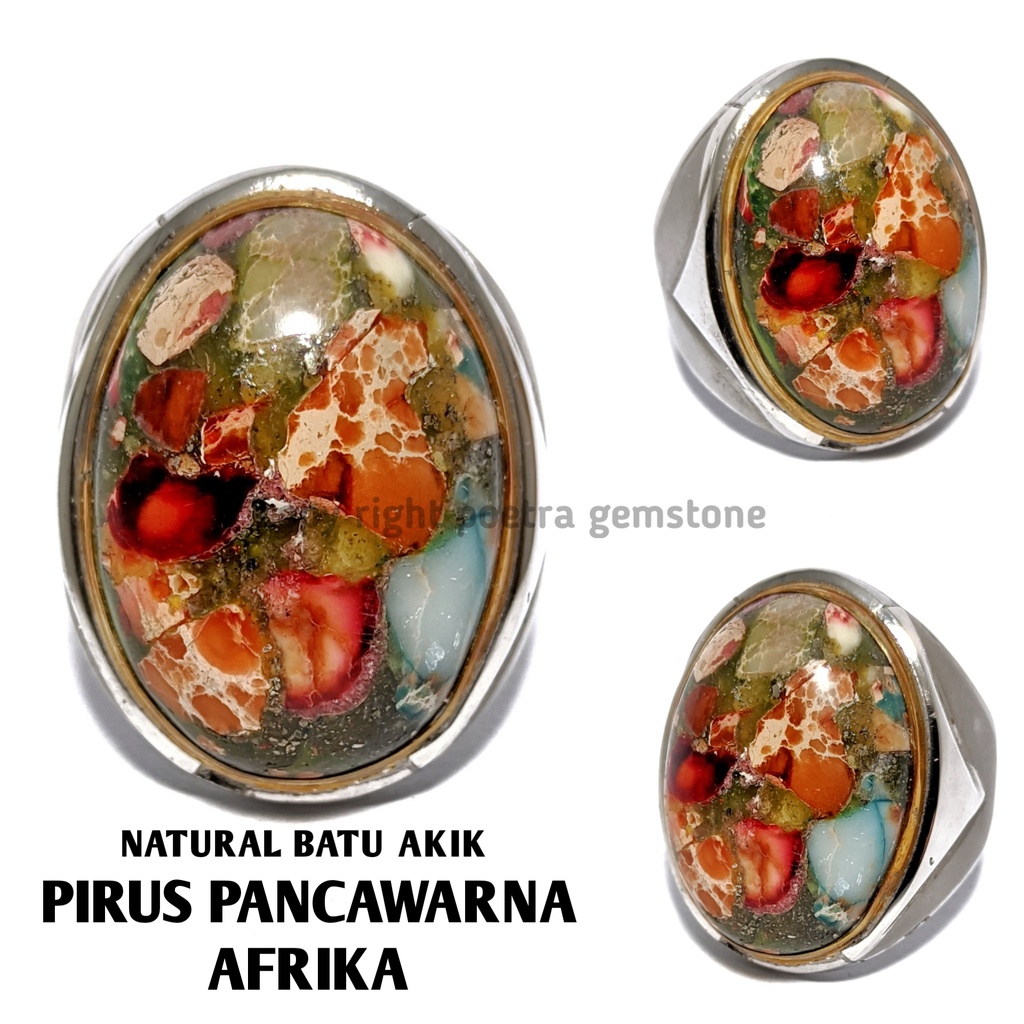 Natural African Pancawarna Turquoise Agate Original PPA11 | Shopee ...