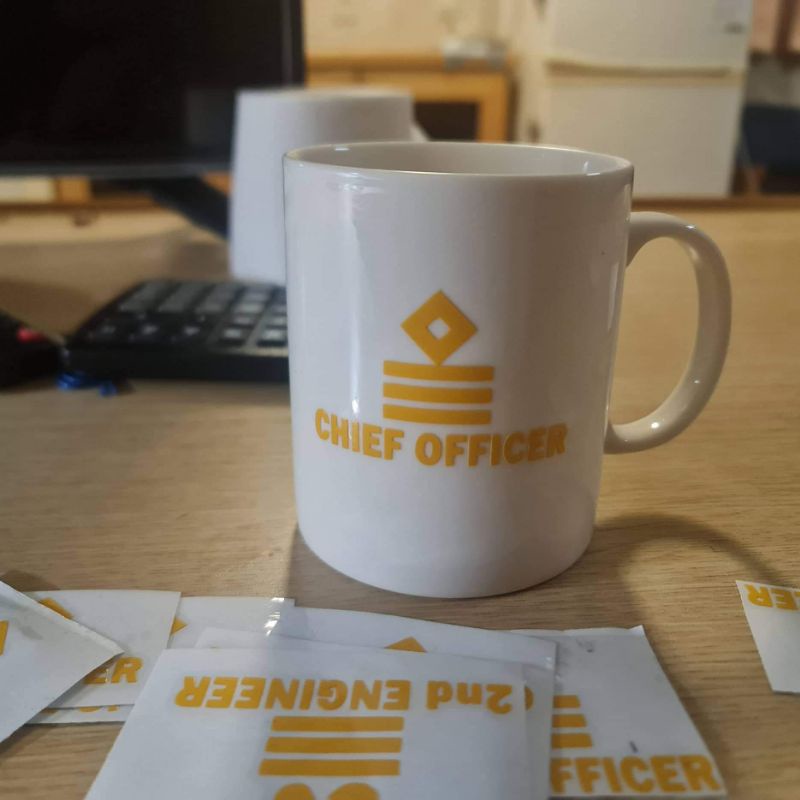 (sticker decal only!) Marino / Seaman Rank personalized decals/ sticker ...