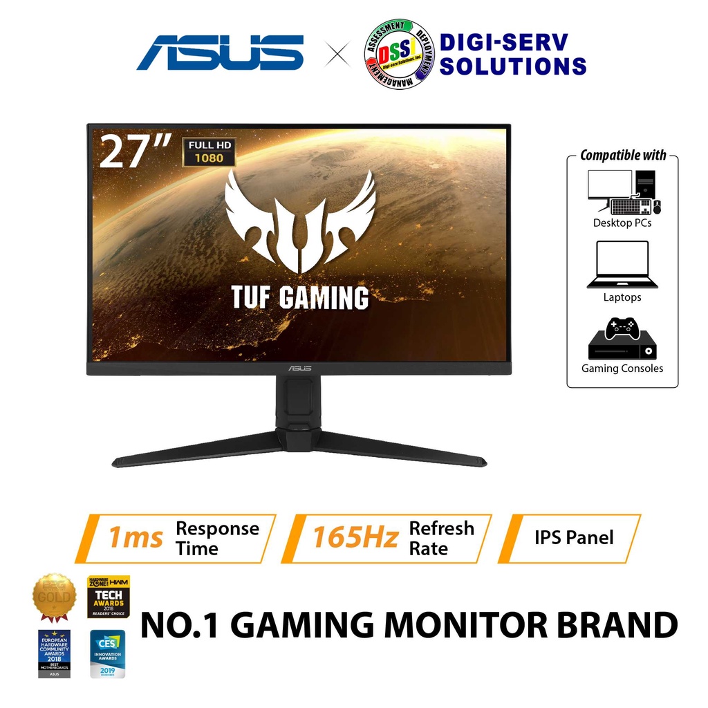 Asus TUF Gaming VG279QL1A 27" Full HD (1920 x 1080) Gaming Monitor with ...
