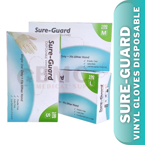 Sure-Guard Vinyl Powder Free Disposable / Examination / Surgical Gloves ...