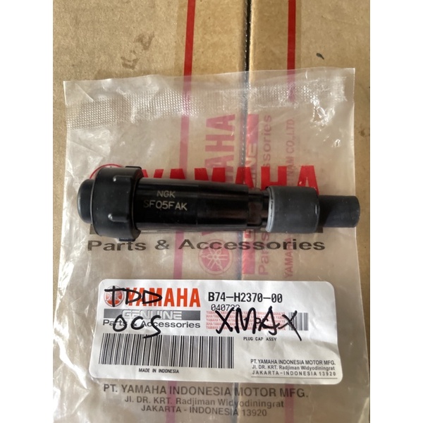 YAMAHA XMAX 300 SPARK PLUG CAP ASSY (B74-H2370-00) | Shopee Philippines