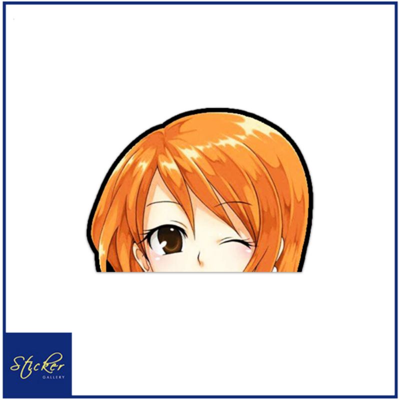 NAMI ONEPIECE ANIME PEEKER Waterproof Sticker for Motorcycle | Shopee ...