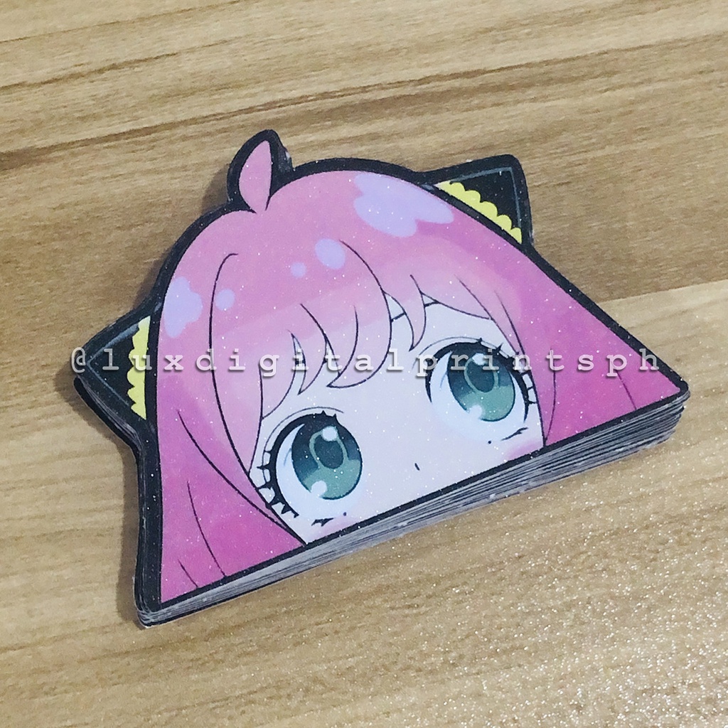 *ANYA PEEKER GLITTER STICKER **LIMITED STOCKS ONLY** SPY X FAMILY ...