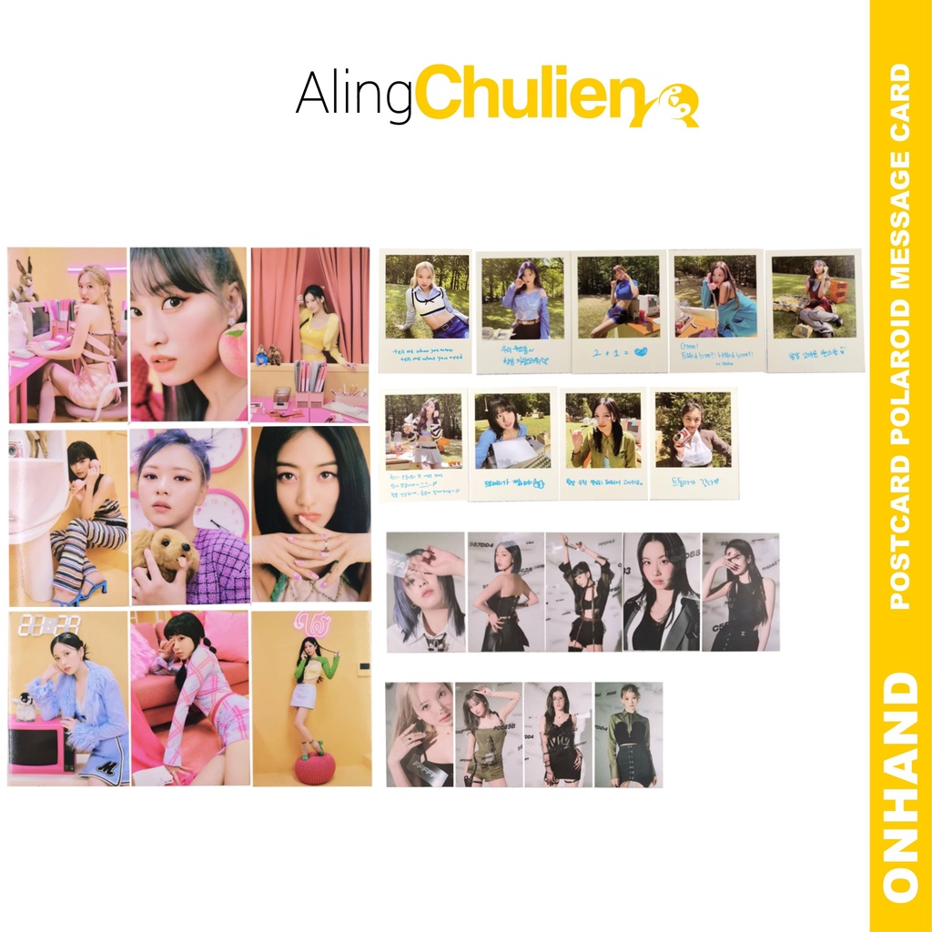 [TINGI] TWICE Between 1 & 2 Pola Postcard Message Card | Shopee Philippines