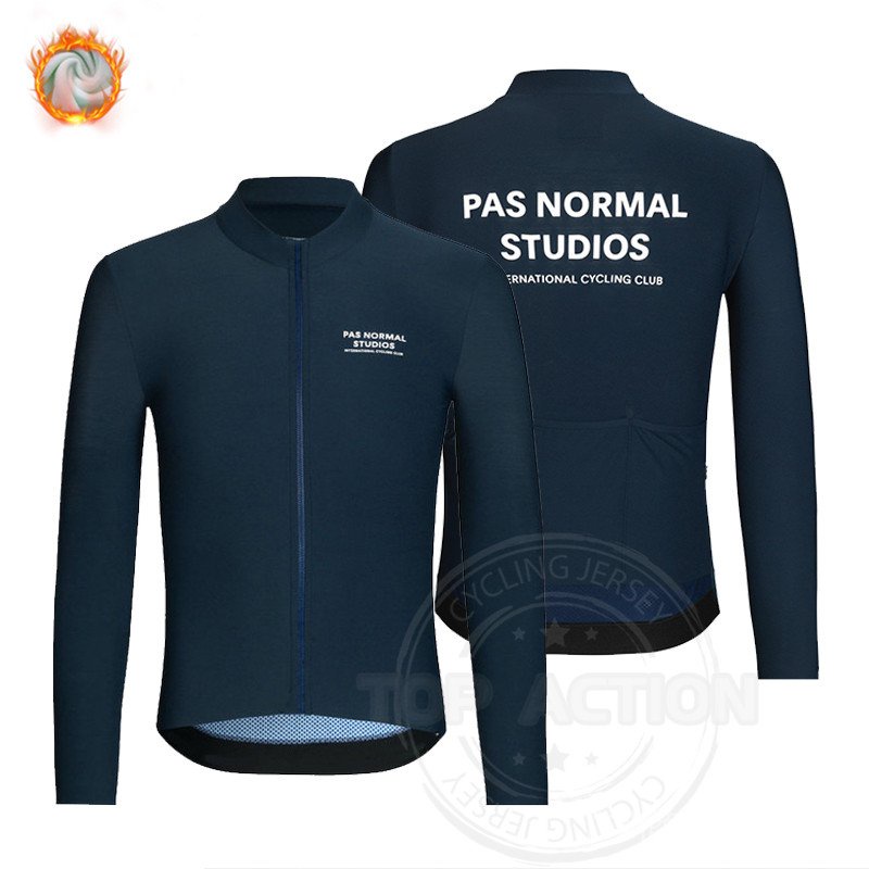 2022 Blue PNS Cycling Clothing Men's Winter Thermal Fleece Pas Normal ...