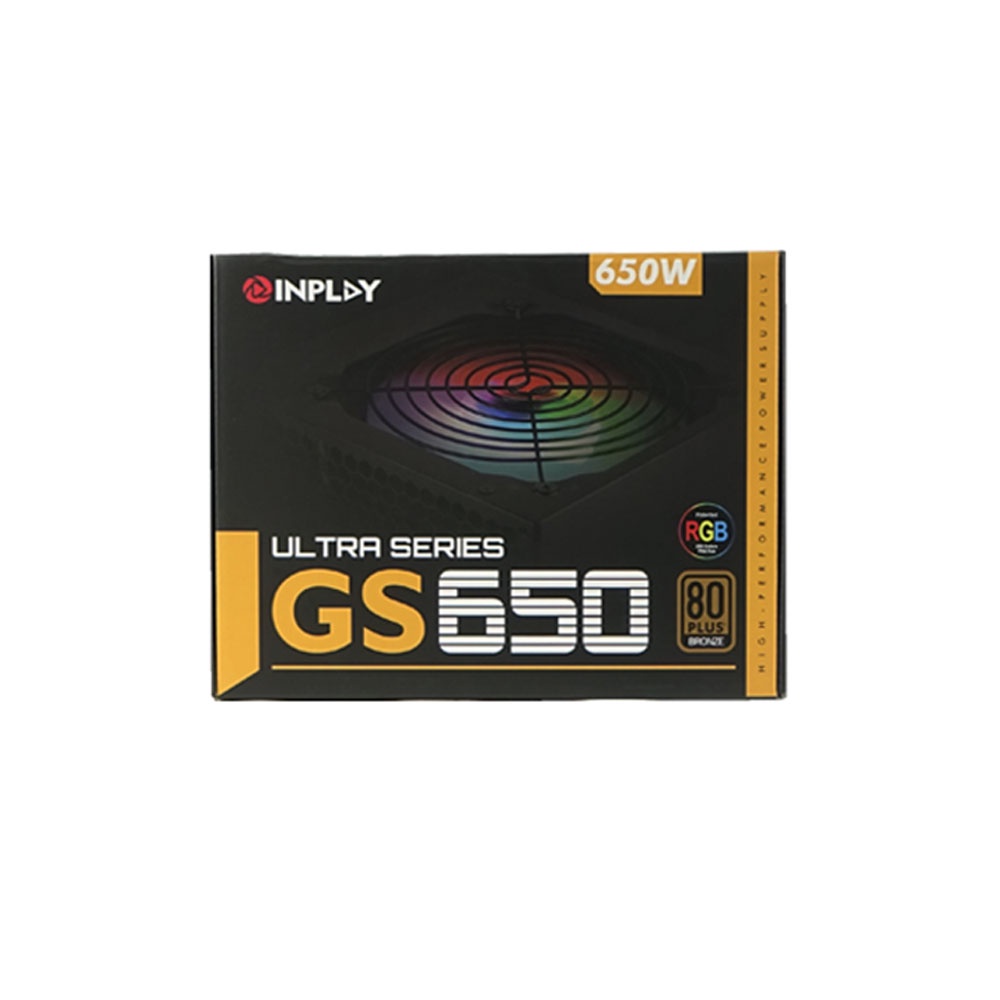 Inplay GS650-ULTRA | RGB | Rated 650W Power Supply 80Plus Bronze ...