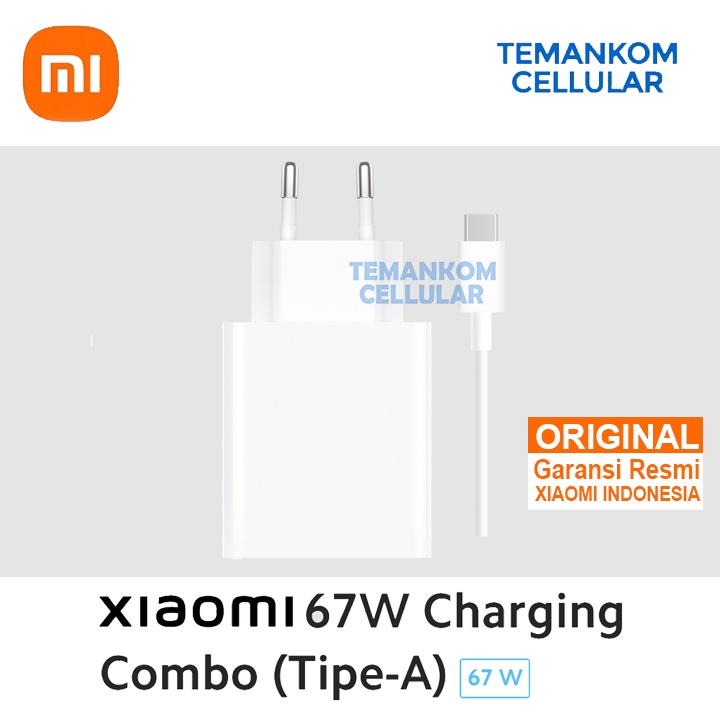 Original Xiaomi 67W Adapter Fast Charging 11t 12 lite dl OFFICIAL ...