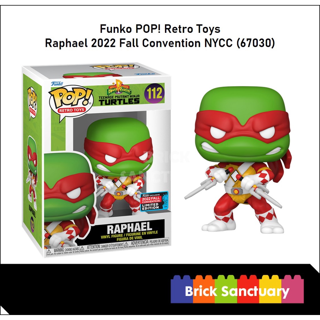 FUNKO POP! Retro Toys : TMNT x Power Rangers - Raphael NYCC 2022 Fall ...