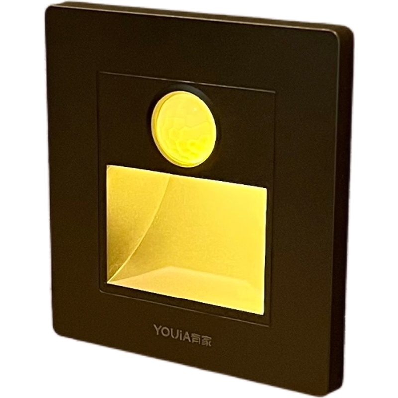 Home Embedded Concealed Intelligent LED Human Body Induction Floor Lamp ...