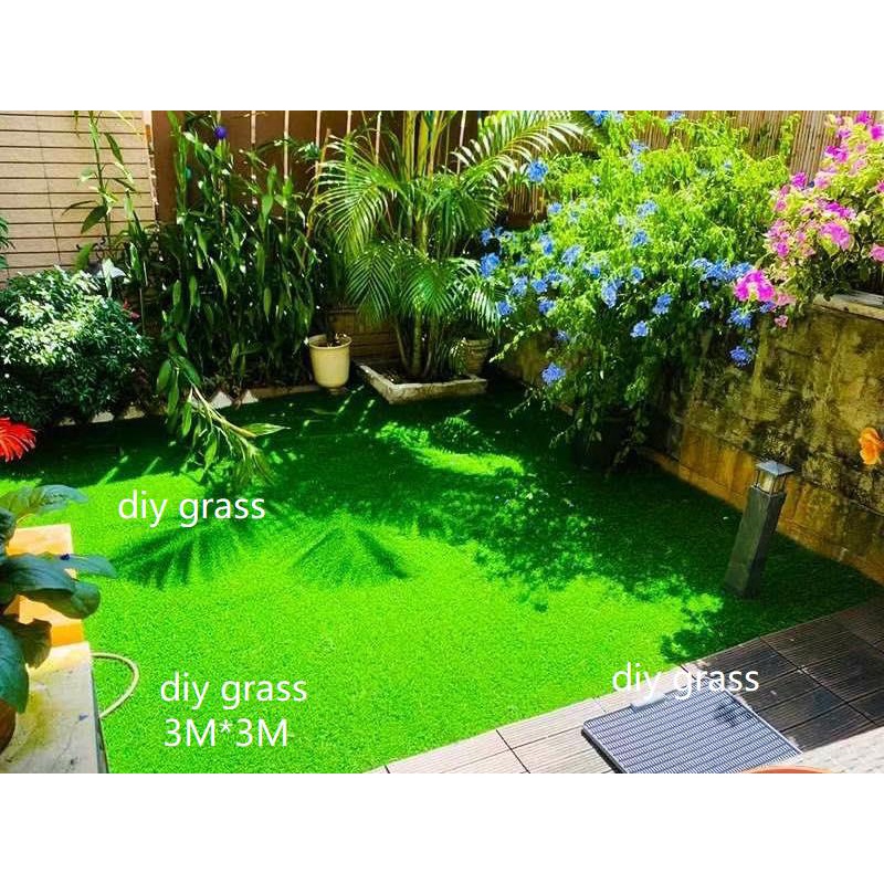 Artificial Grass Carpet 3Mx3M (Width 3 meter by length 3 meter)Indoor ...