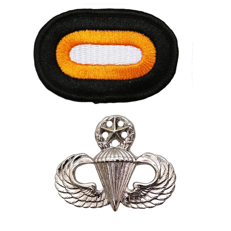 Us Military Master Parachutist METAL Badge Us Jump Wings Basic+Us Army ...