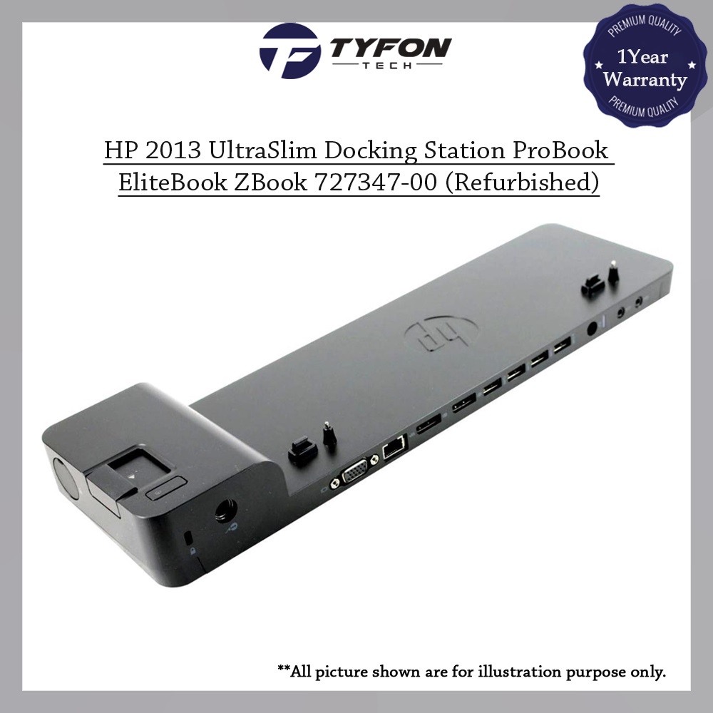 HP 2013 UltraSlim Docking Station ProBook EliteBook ZBook 727347-00 ...