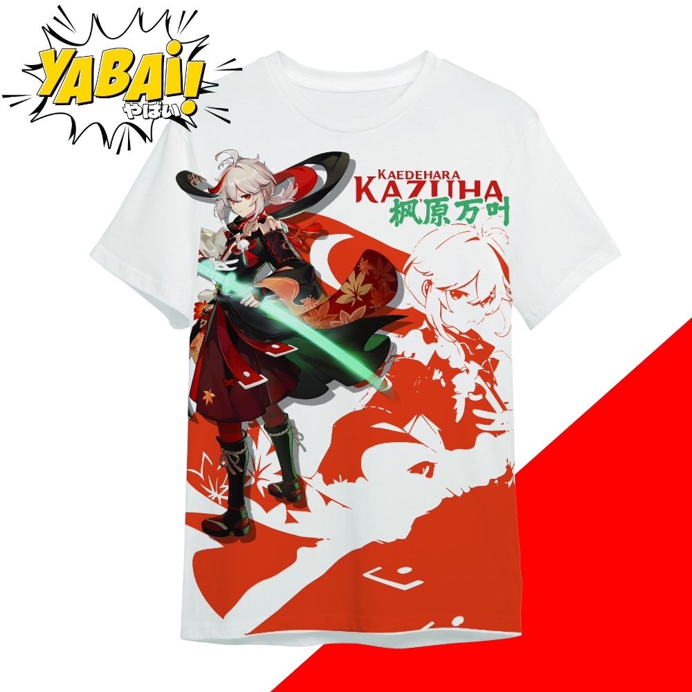 Yabaii Genshin Impact Anemo Characters Cotton Spandex Anime Gaming T ...