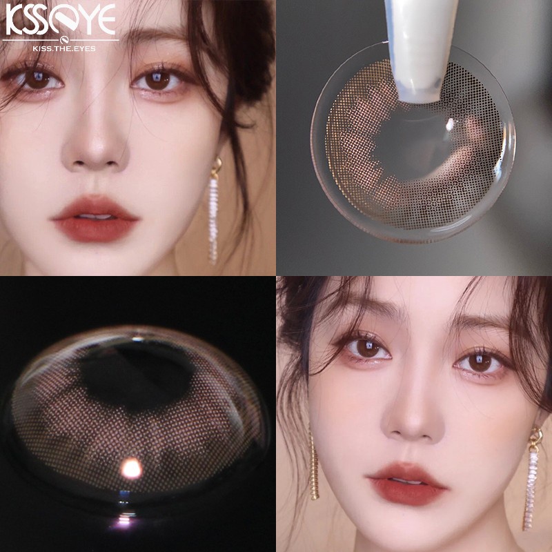 KSSEYE 2pcs/pair Color Contact Lens for Myopia Natural Wangzai Pink ...