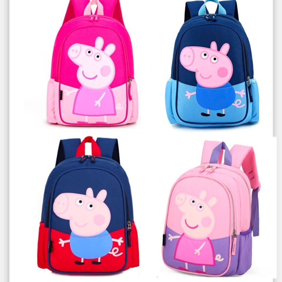 peppa pig bag Kindergarten Piggy School Children Cartoon Backpack Small ...