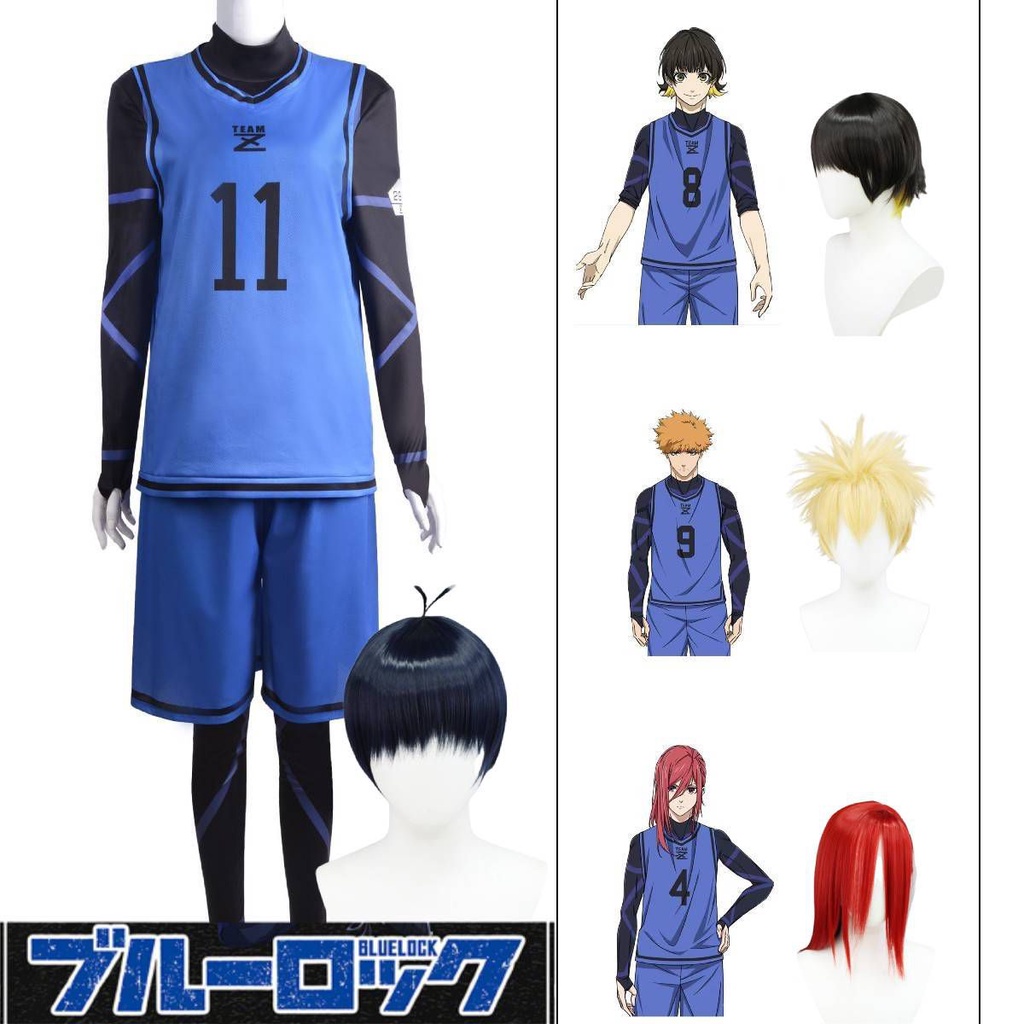Character Blue Lock Wig Isagi Yoichi Bachira Meguru Kunigami Hyouma ...