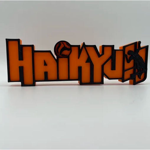 HAIKYUU Logo (Size 145mm x 48mm x 12mm) | Shopee Philippines