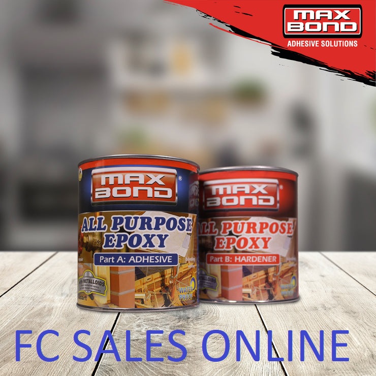 MAX BOND All Purpose Epoxy (Quart Set) | Shopee Philippines