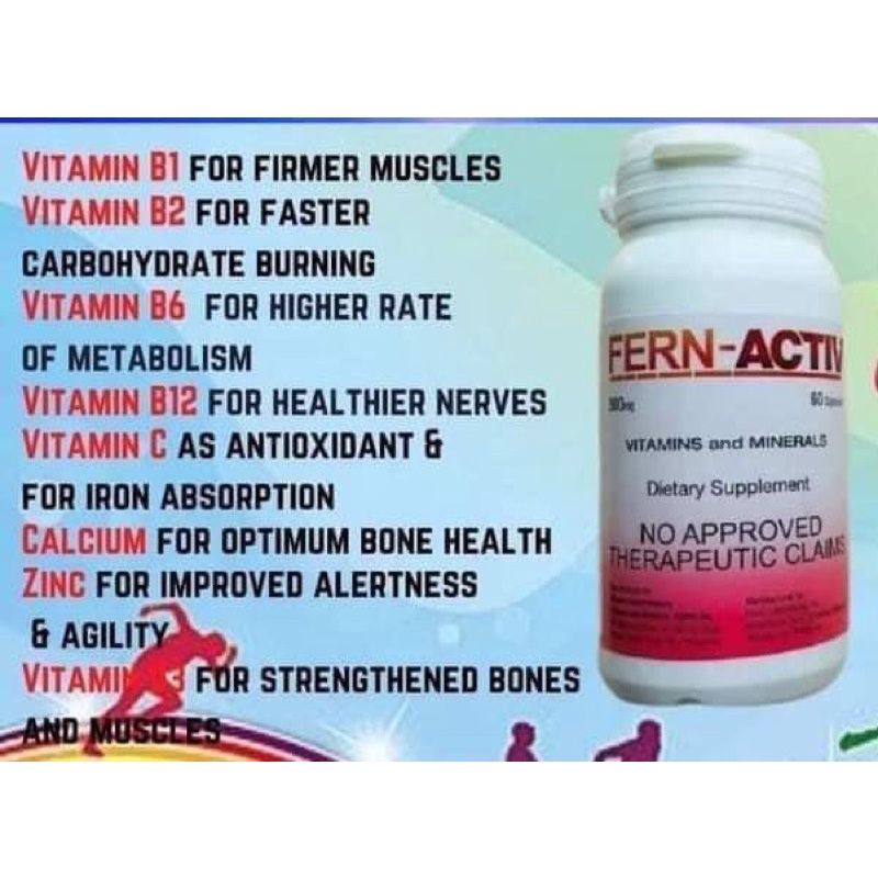 FERN ACTIV Multivitamins and Minerals | Shopee Philippines