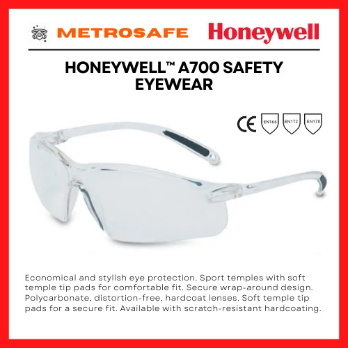Honeywell A700 Safety Anti-Mist Scratch-Resistant UV Safety Glasses ...
