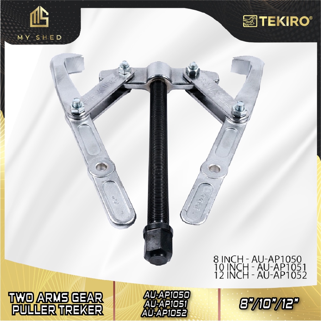 TEKIRO Two Arms Gear Puller Treker (8"/10"/12"0 AU-AP1050/AP1051/AP1052 ...