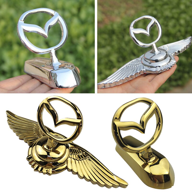 Metal Car Front Hood Bonnet Emblem Badge Sticker for Mazda 3 6 CX5 MX5 ...
