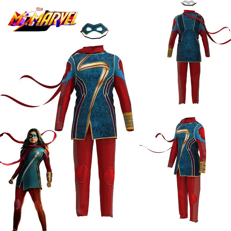 Step The Into Role Of Ms. Marvel Kamala Khan With This Cosplay Costume ...