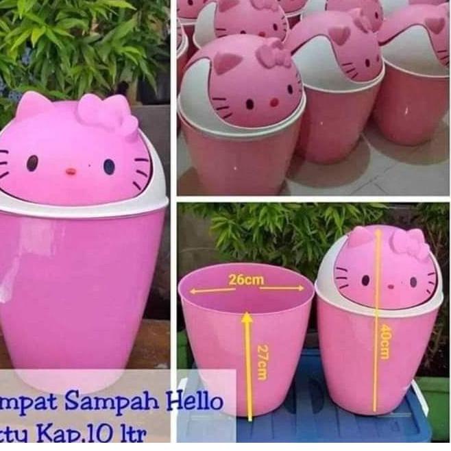 Newest CHARACTER TRASH CAN - HELLO KITTY TRASH CAN | Shopee Philippines