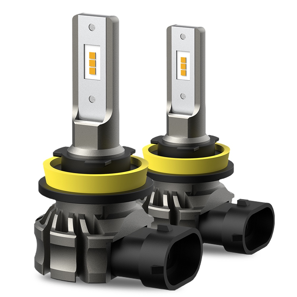 AUXITO 2PCS H11/H8/H16 LED Fog Light Bulbs 6500K Cool White 3000K Golden Yellow 300% Brightness ...