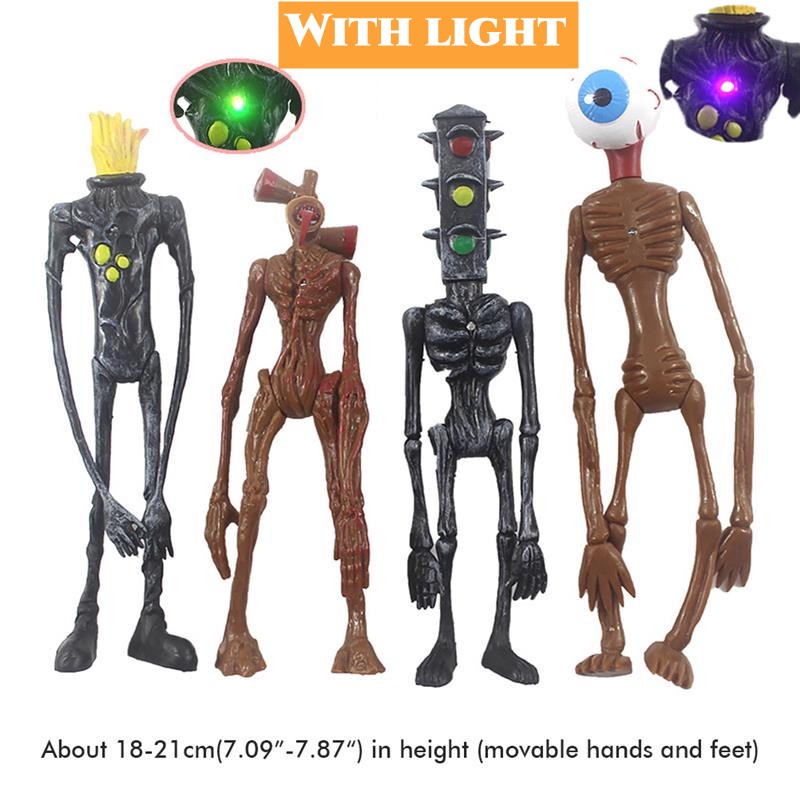 [COD] 4pcs/set Anime Siren Head Action Humanoid Toy Siren Headband ...