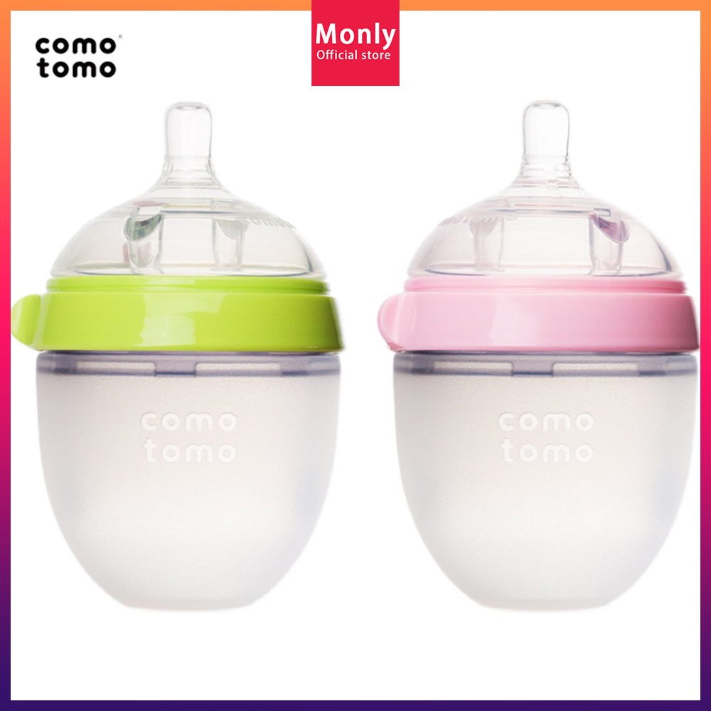 Monly | Comotomo Wide Neck Bottle America Natural Feeding Baby Bottle ...