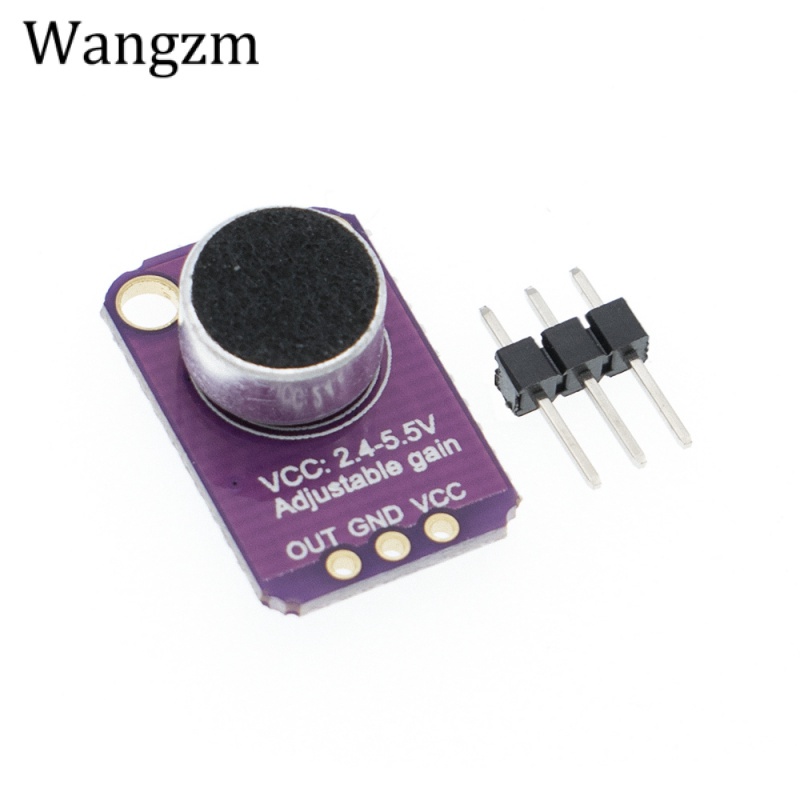 Electret Microphone Amplifier MAX4466 Adjustable Gain Breakout Board ...