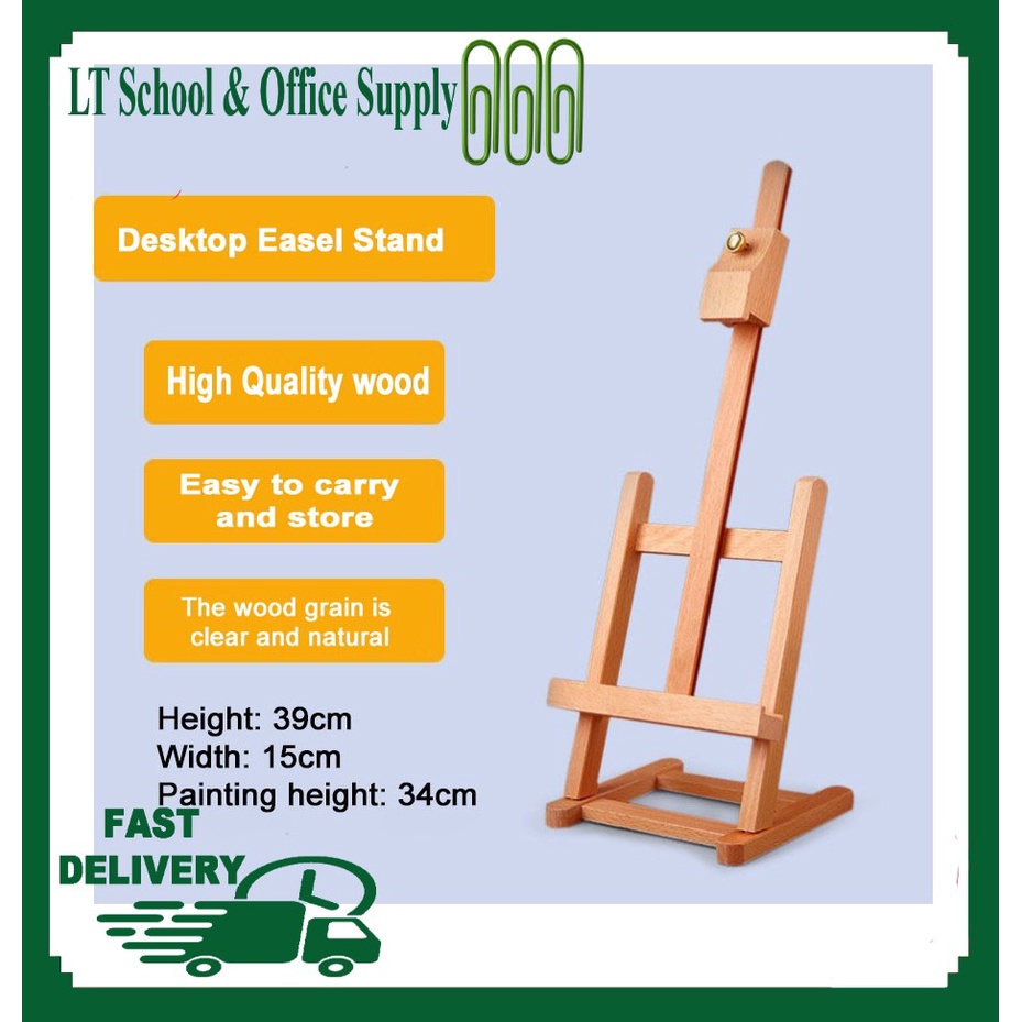 Transon Solid wood tabletop art easel stand / desktop easel stand ...
